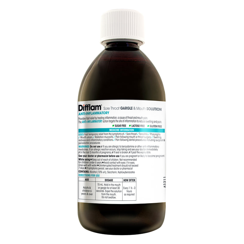 Difflam Difflam Solution Anti-Inflam 500ml – Unichem Pharmacy