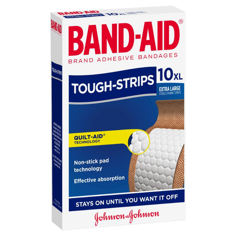 Band-Aid Tough Strips Extra Large 10pk – Unichem Pharmacy