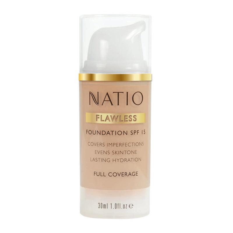 Natio Flawless Foundation SPF15 Light Medium – Unichem Pharmacy