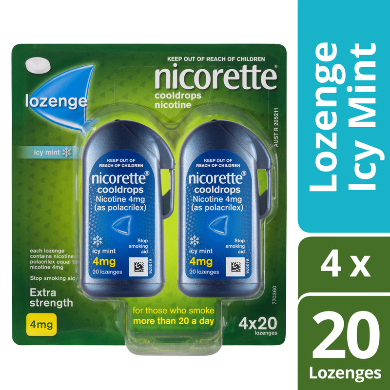 Nicorette Cool Drops 4mg 80s – Unichem Pharmacy