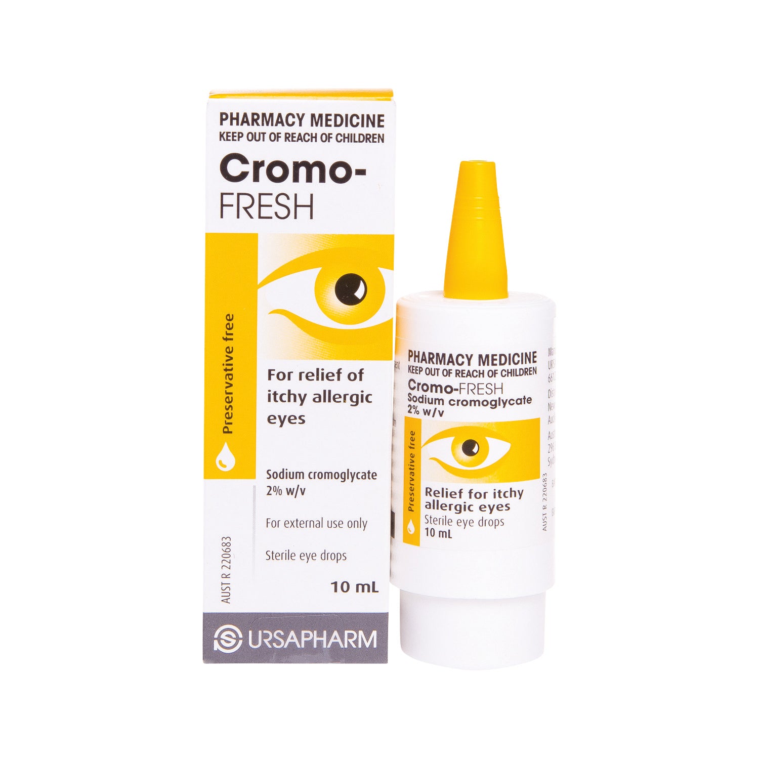Cromo-Fresh Eye Drops 10ml – Unichem Pharmacy