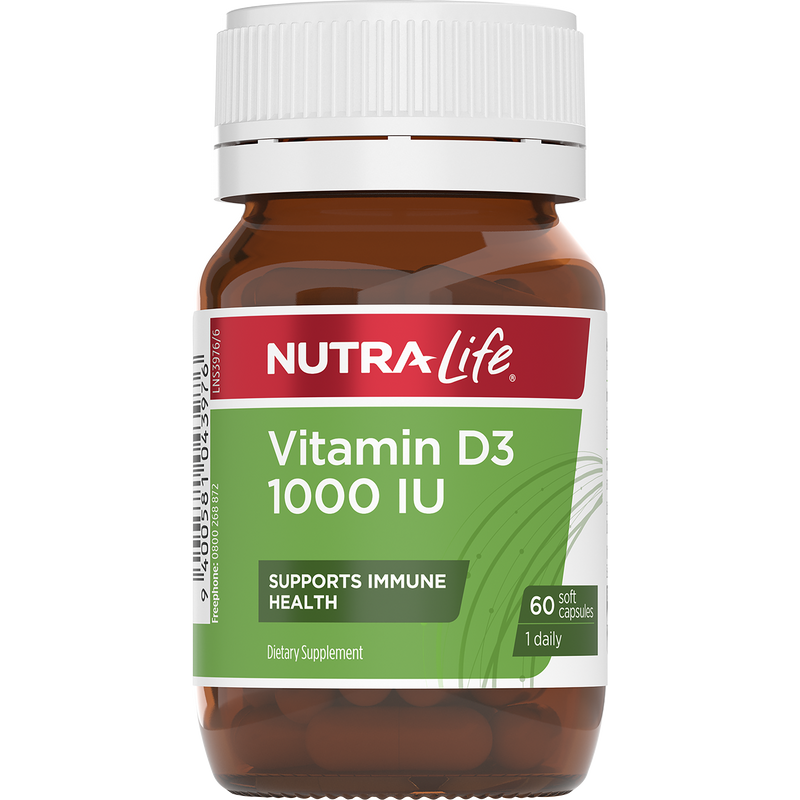Nutra-Life Vitamin D Plus Capsules 60s – Unichem Pharmacy