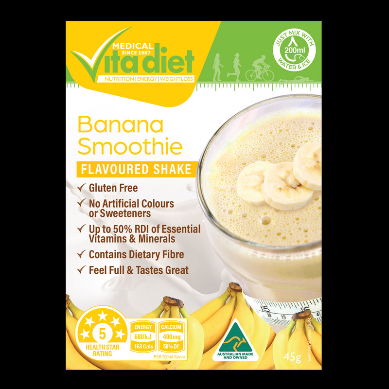 Vita Diet Banana Smoothie Shake Single – Unichem Pharmacy