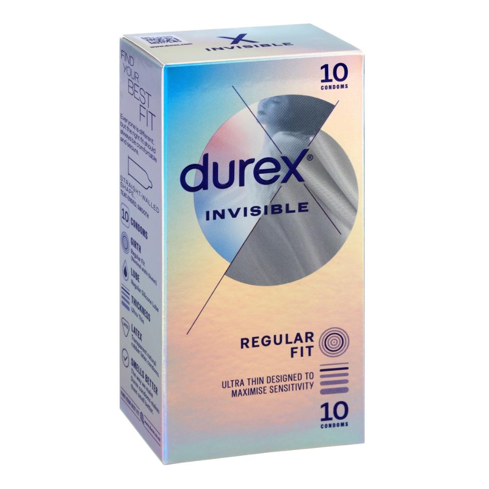 Durex Condoms Invisible Regular Fit 10pk – Unichem Pharmacy