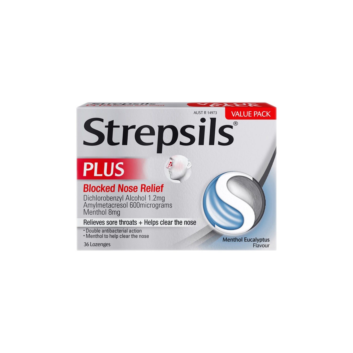 Strepsils PLUS RLF Lozenge BLCKNSE 16s – Unichem Pharmacy