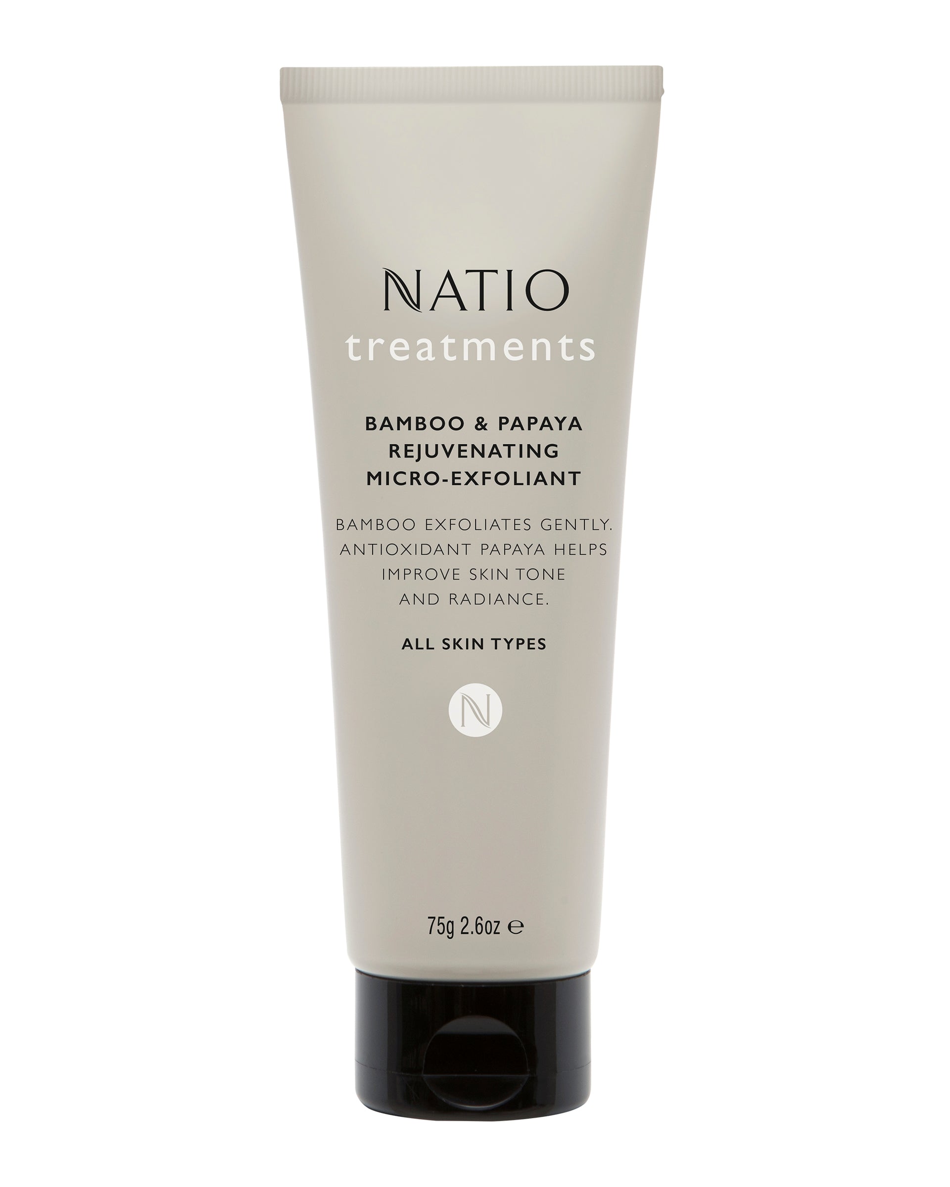 Natio Treatments Bamboo and Papaya Rejuvenating Micro-Exfoliant 75g ...