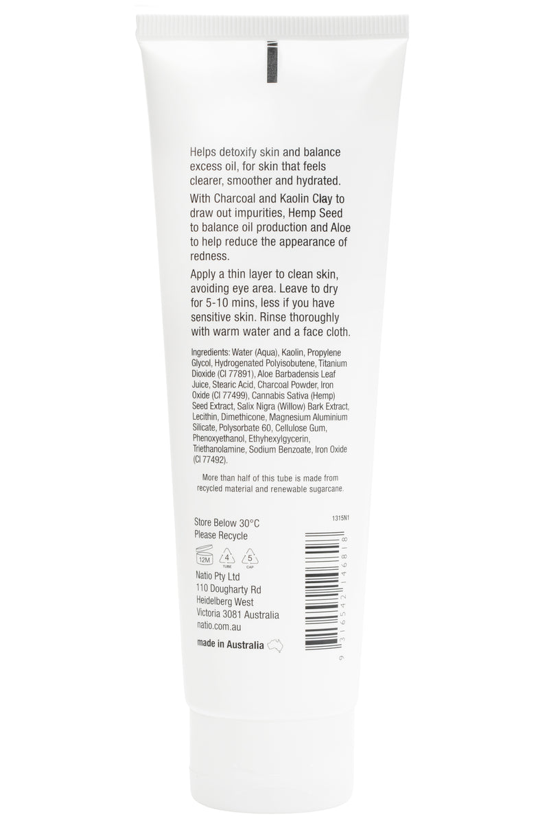 Natio Clear Deep Detox Charcoal Mask 100g – Unichem Pharmacy