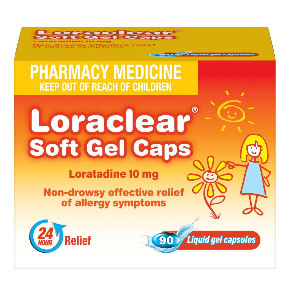 Loraclear Soft Gel Caps 10mg 90s – Unichem Pharmacy