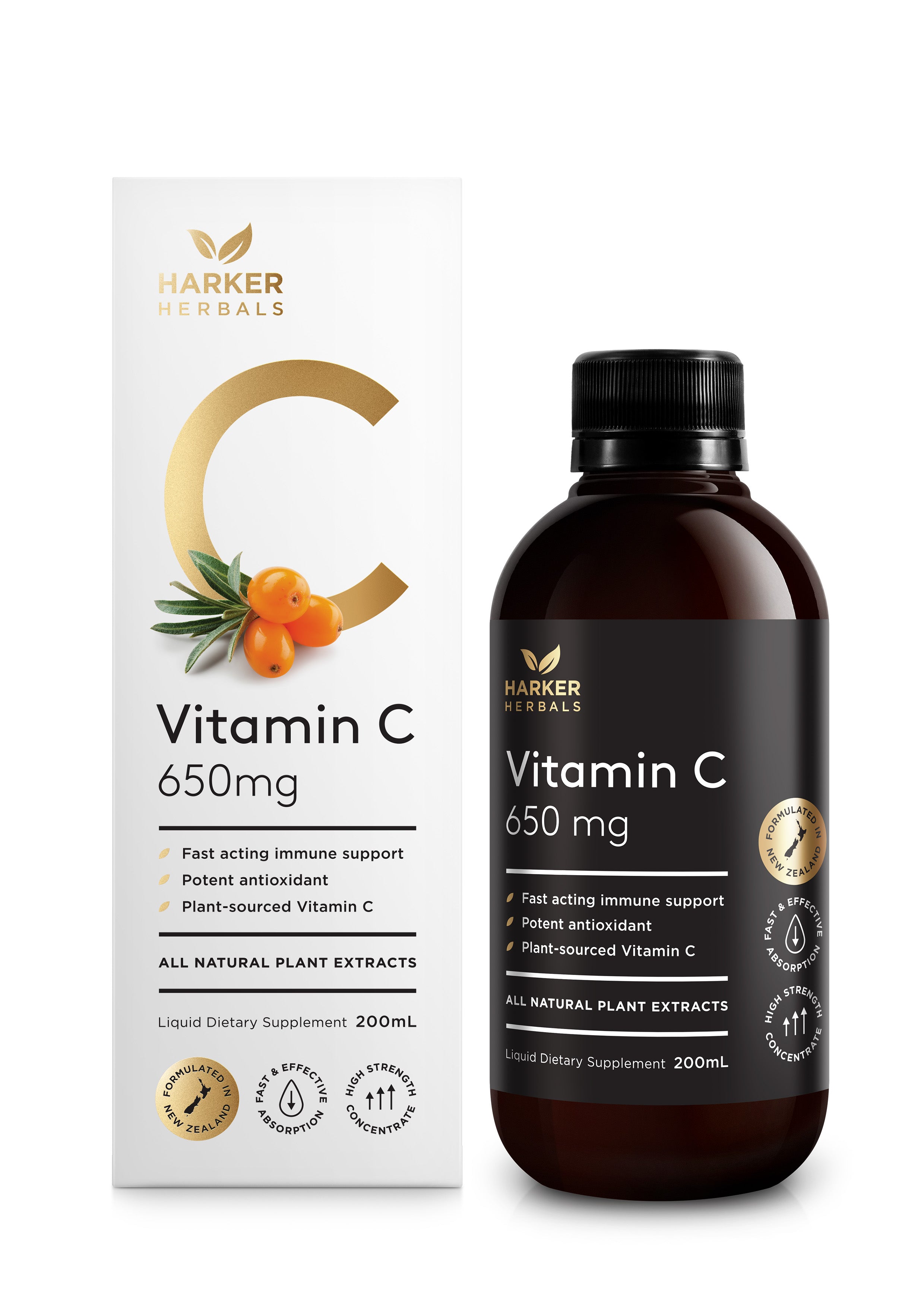 Harker Herbals Vitamin C 650mg Liquid 200ml – Unichem Pharmacy