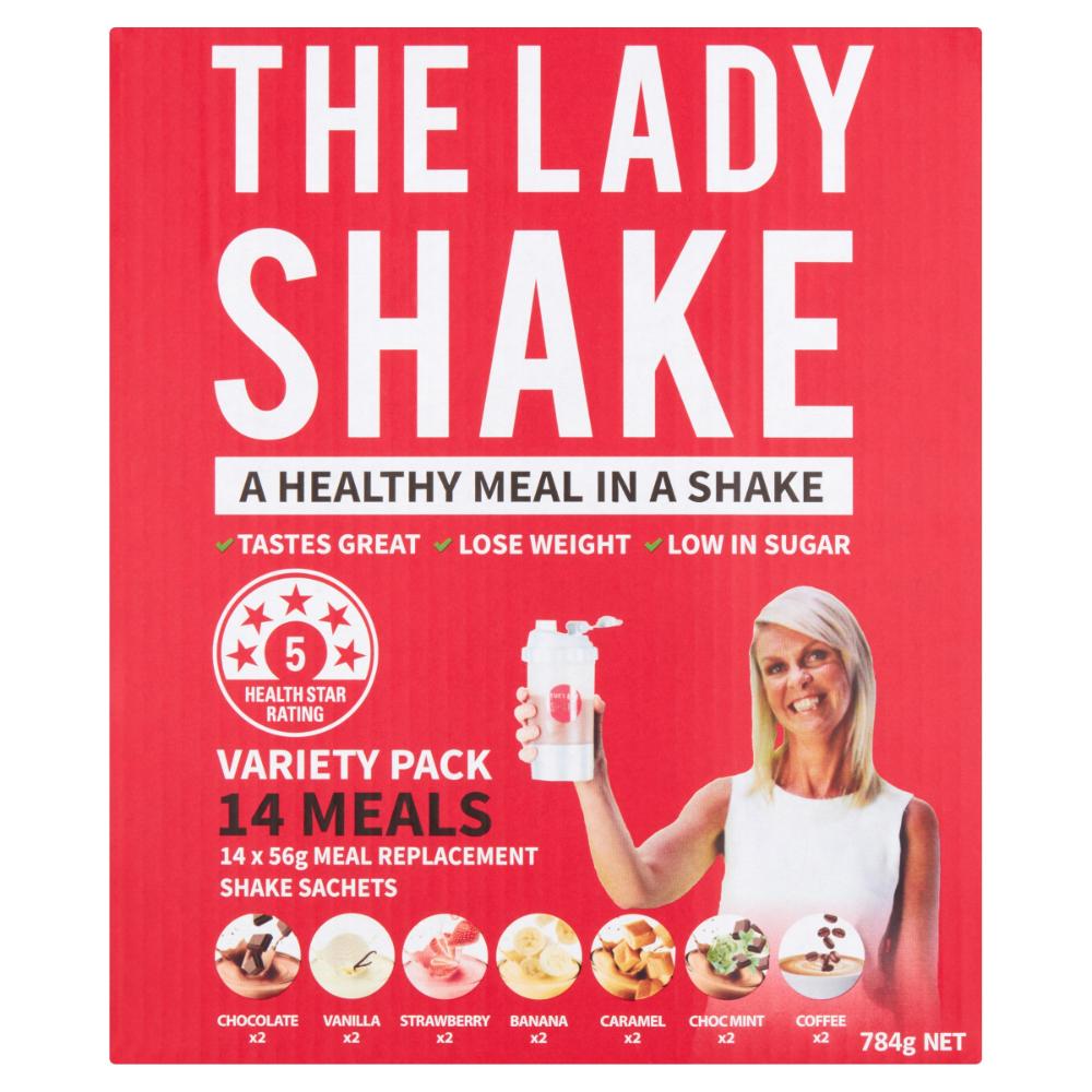 The Lady Shake Variety Pack Sachets 14pk – Unichem Pharmacy