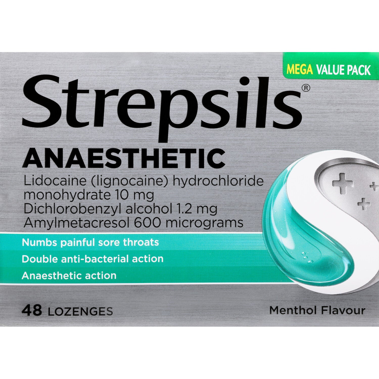 Strepsils Anaesthetic Lozenges Menthol 48s – Unichem Pharmacy