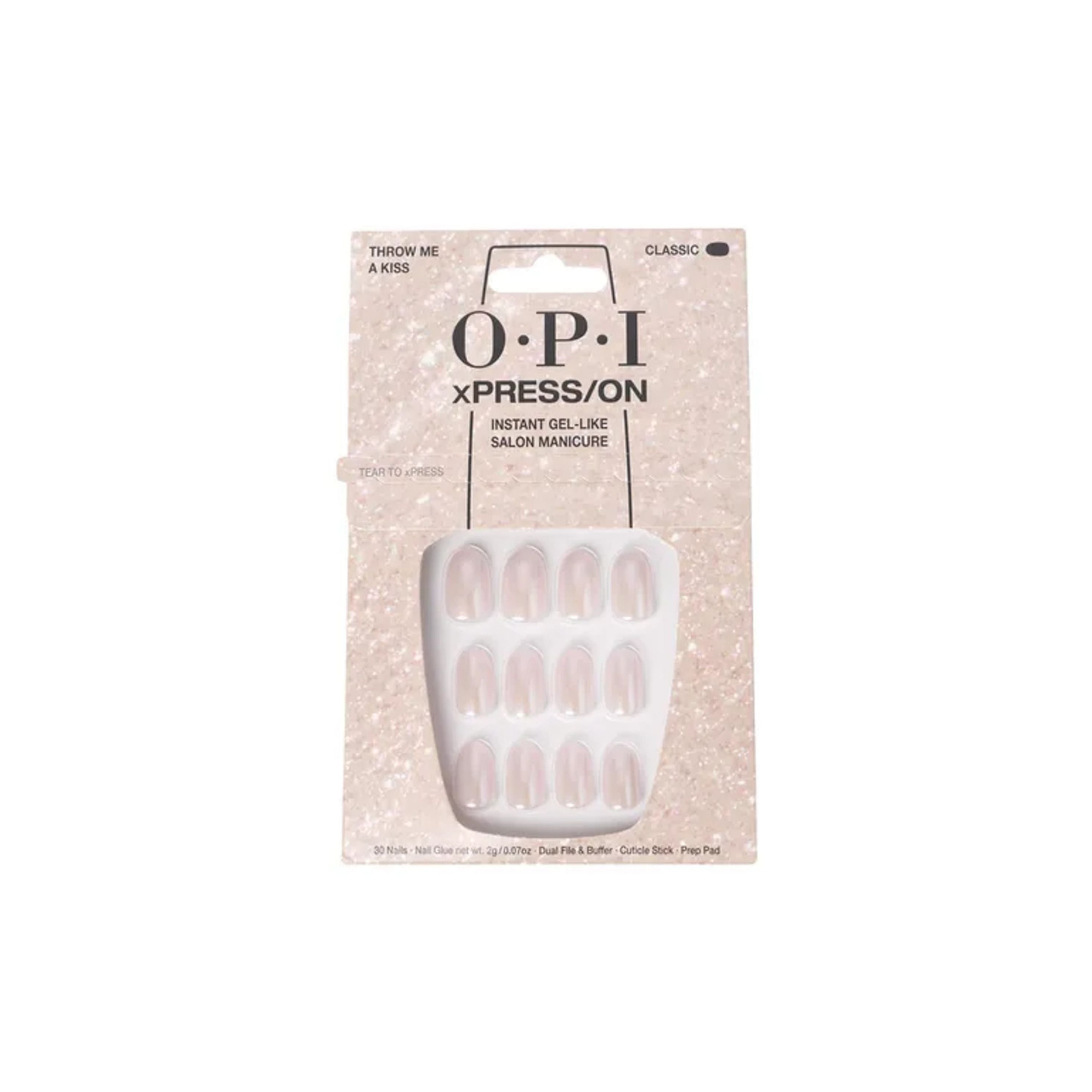 OPI xPRESS/ON Iconic Shades (Short) Throw me a Kiss 45g – Unichem Pharmacy