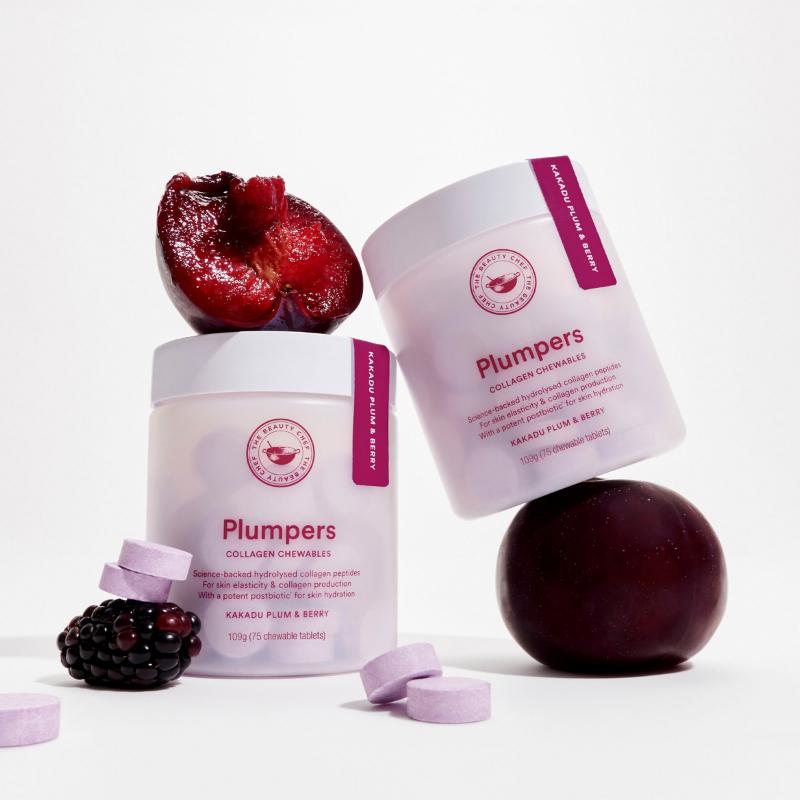The Beauty Chef Plumpers Kakadu Plum & Berry Collagen Chewables 75s ...