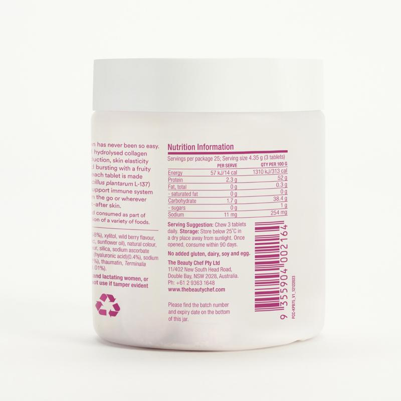 The Beauty Chef Plumpers Kakadu Plum & Berry Collagen Chewables 75s ...