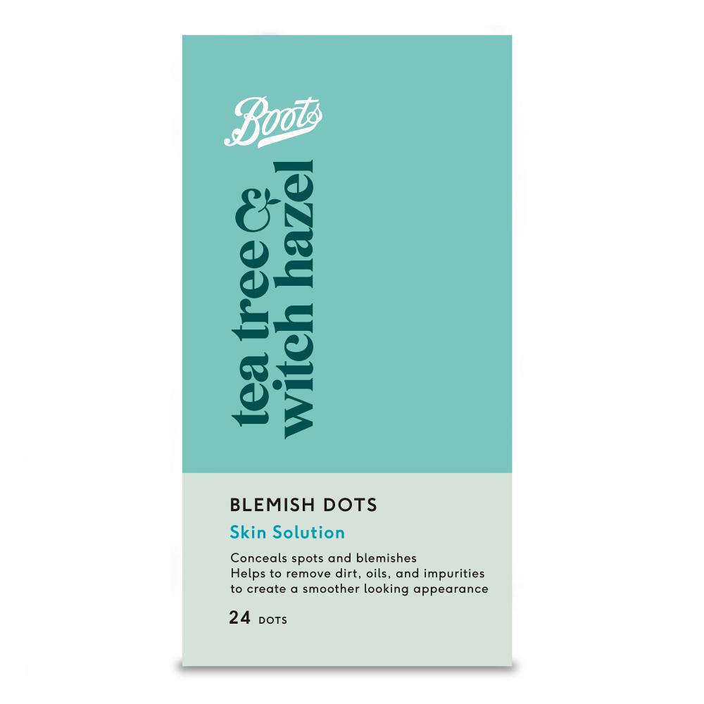 Boots Tea Tree & Witch Hazel Blemish Dots 24pk – Unichem Pharmacy