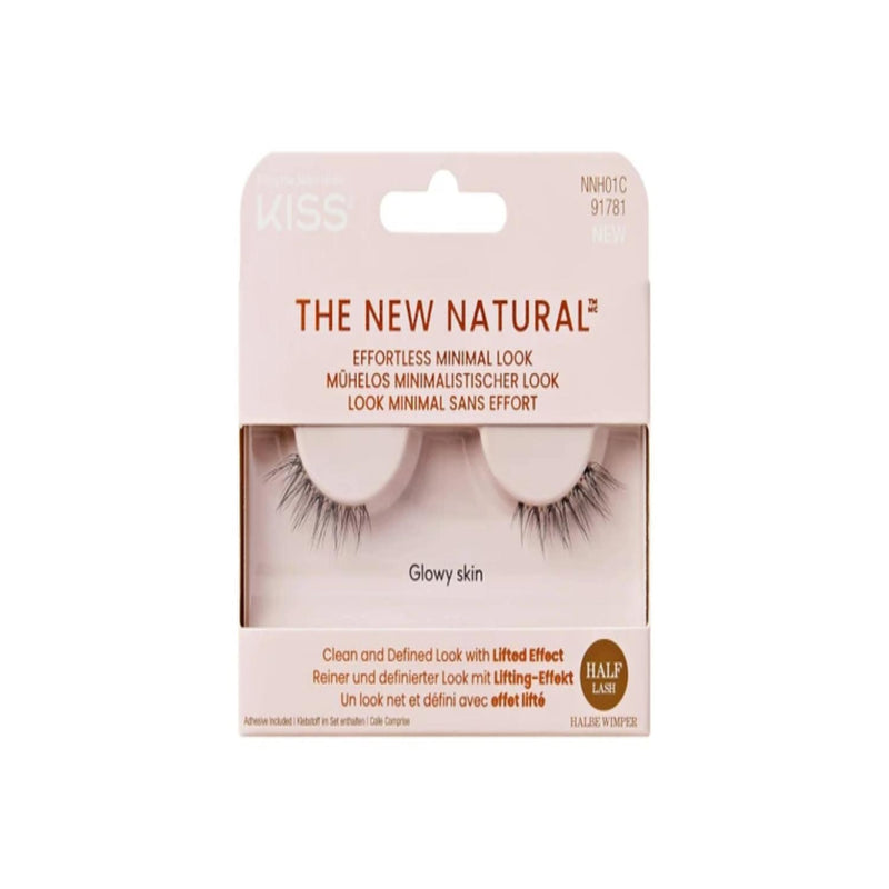 Kiss The New Natural Half Lash-Glowy Skin with Adhesive 1ea – Unichem ...