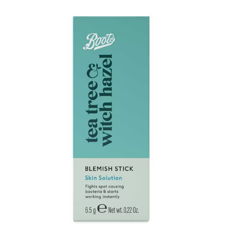Boots Tea Tree & Witch Hazel Blemish Stick 6.5g – Unichem Pharmacy