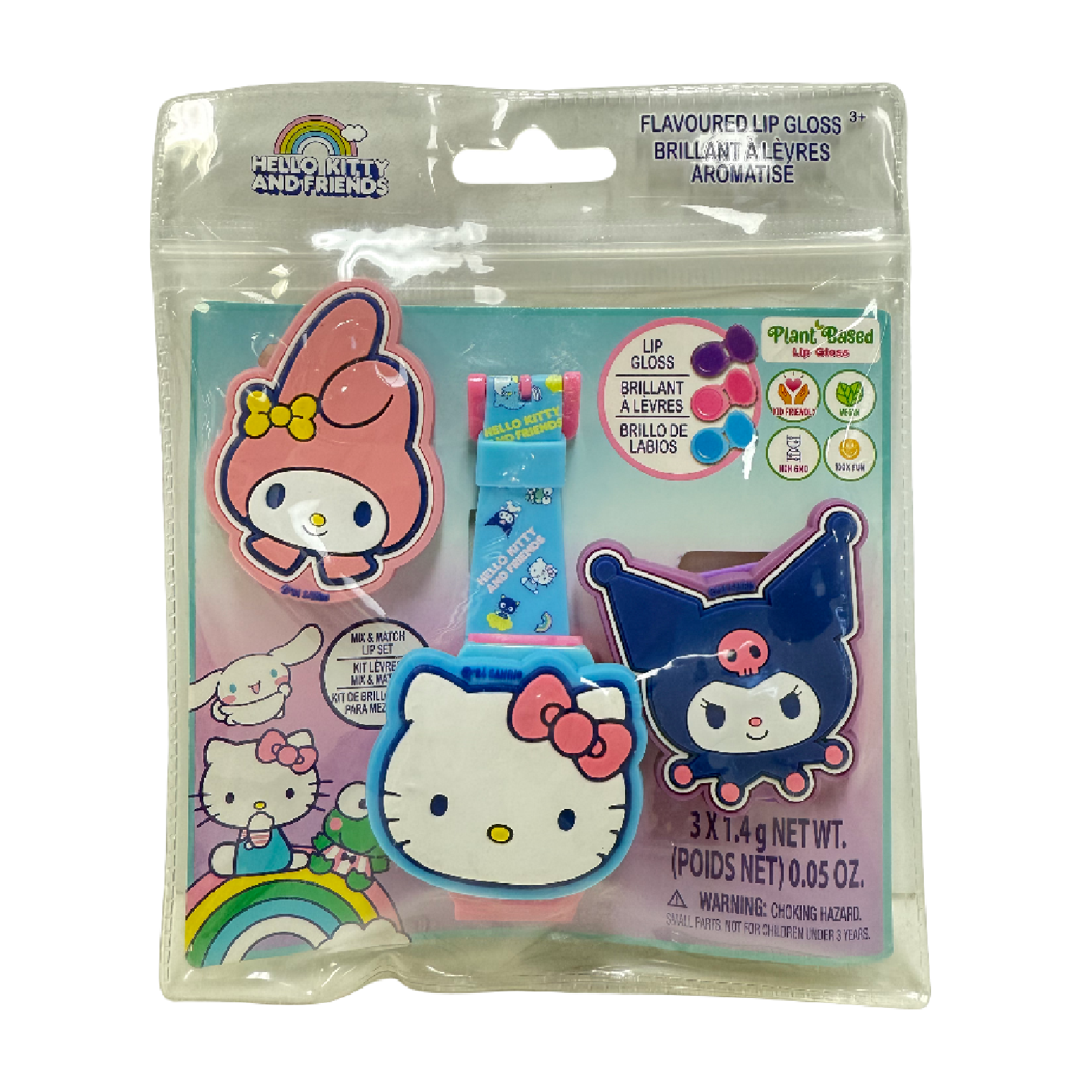 Hello Kitty Lip Gloss with Role Play Watch Set 3+ 3pcs – Unichem Pharmacy