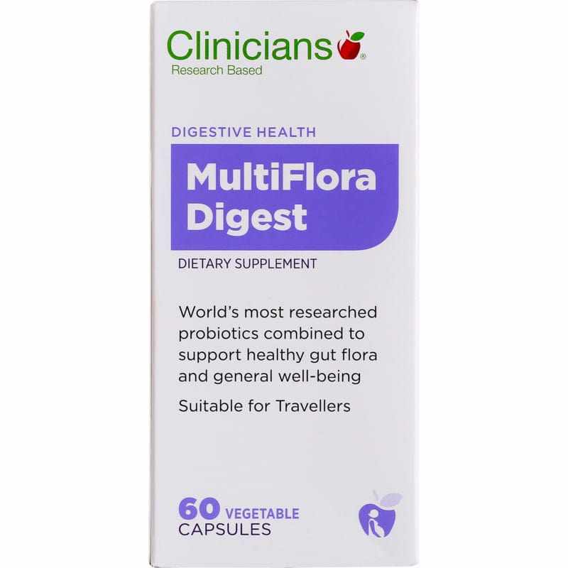 Clinicians MultiFlora Digest Vege Capsules 60s – Unichem Pharmacy