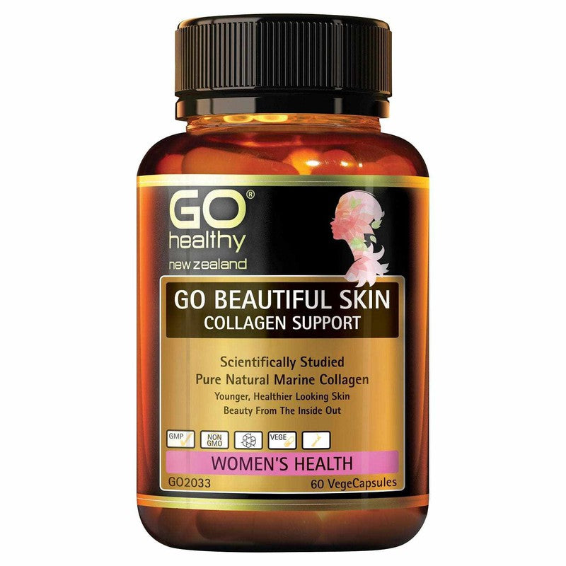 GO Healthy GO Beautiful Skin Collagen Support VegeCapsules 60s ...