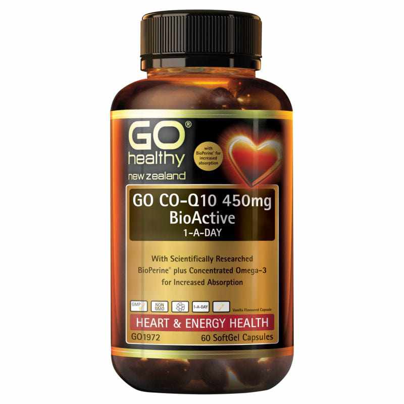 GO Healthy GO CO-Q10 450mg BioActive 1-A-Day Capsules 60s – Unichem ...