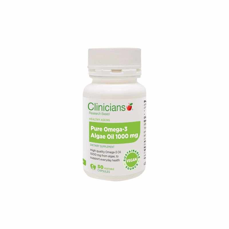 Clinicians Vegan Omega-3 Algae Oil Capsules 50s – Unichem Pharmacy