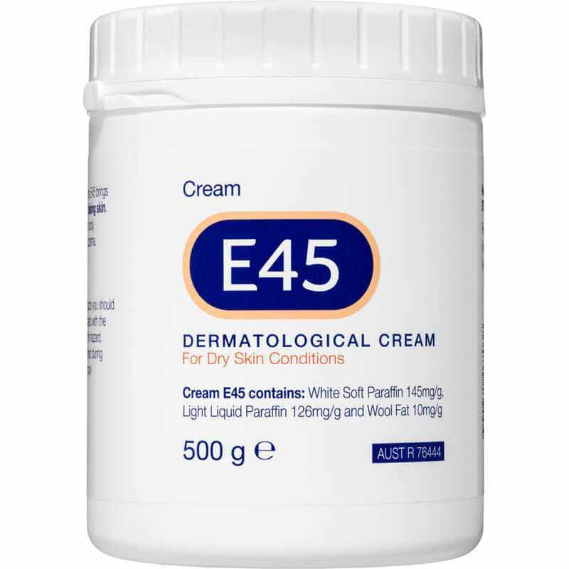 E45 Moisturising Cream for Dry Skin & Eczema 500g – Unichem Pharmacy