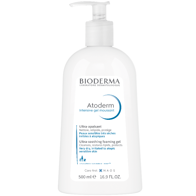 Bioderma Atoderm Intensive Gel Moussant Foaming Cleanser 500ml ...