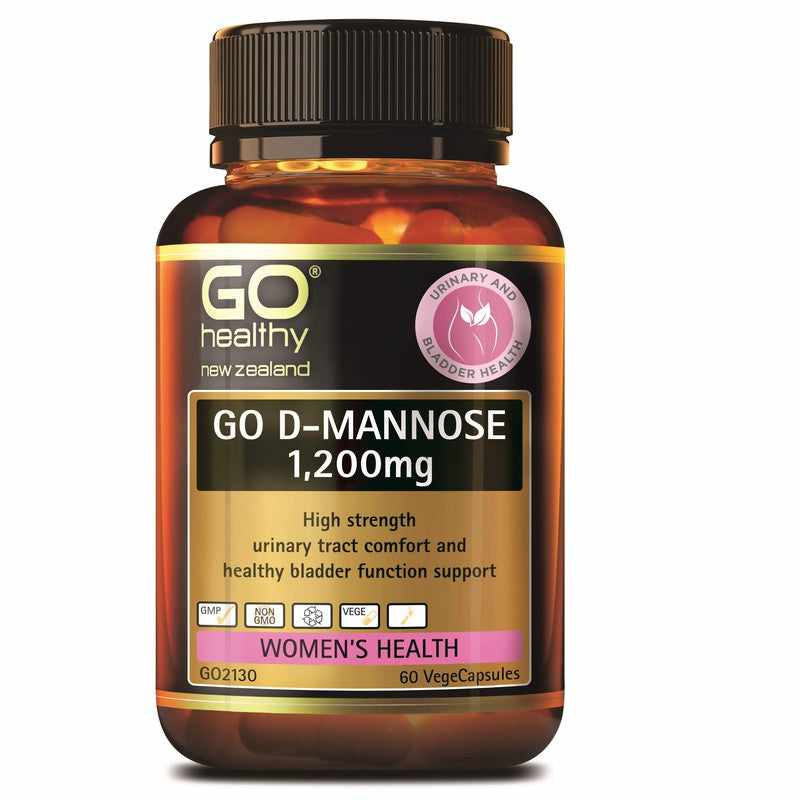 GO Healthy GO D-Mannose VegeCapsules 60s – Unichem Pharmacy